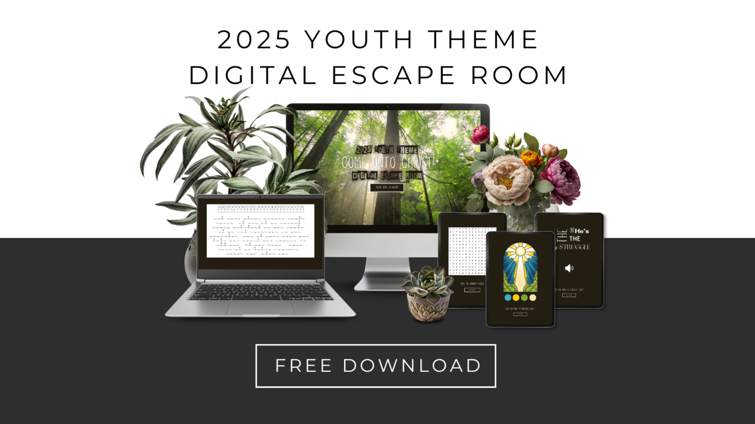 2025 Youth Theme Digital Escape Room "Look Unto Christ" D&C 6:36 ...