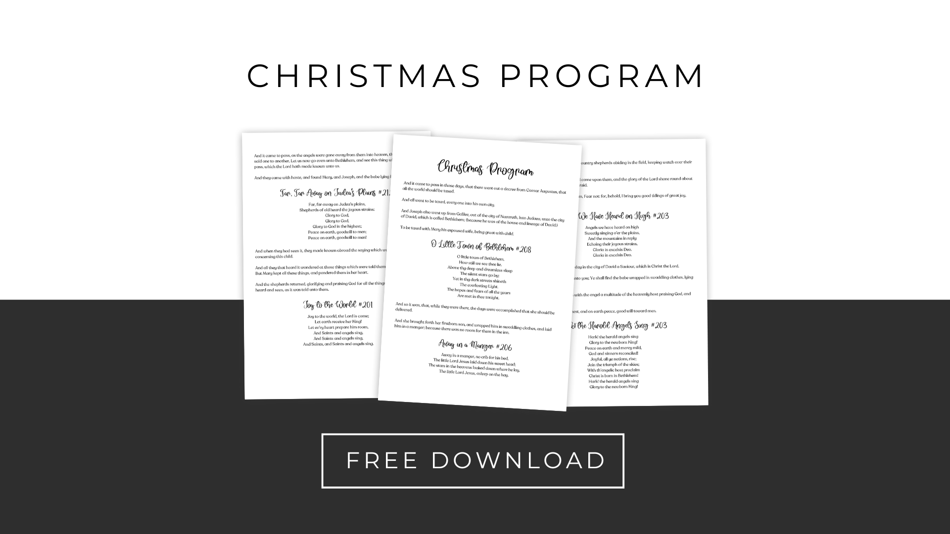 Christmas Lesson: Luke 2 and Music - Other Than A Mom