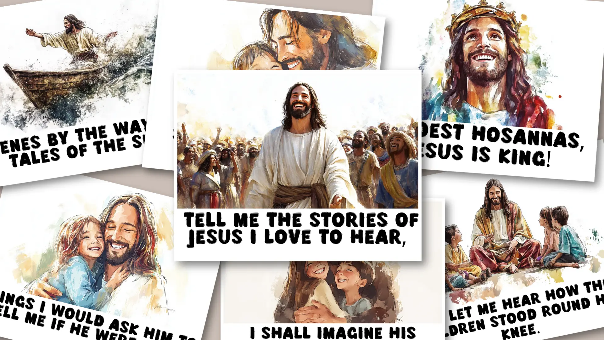 “Tell Me The Stories of Jesus” Flip Chart and Singing Time Ideas ...