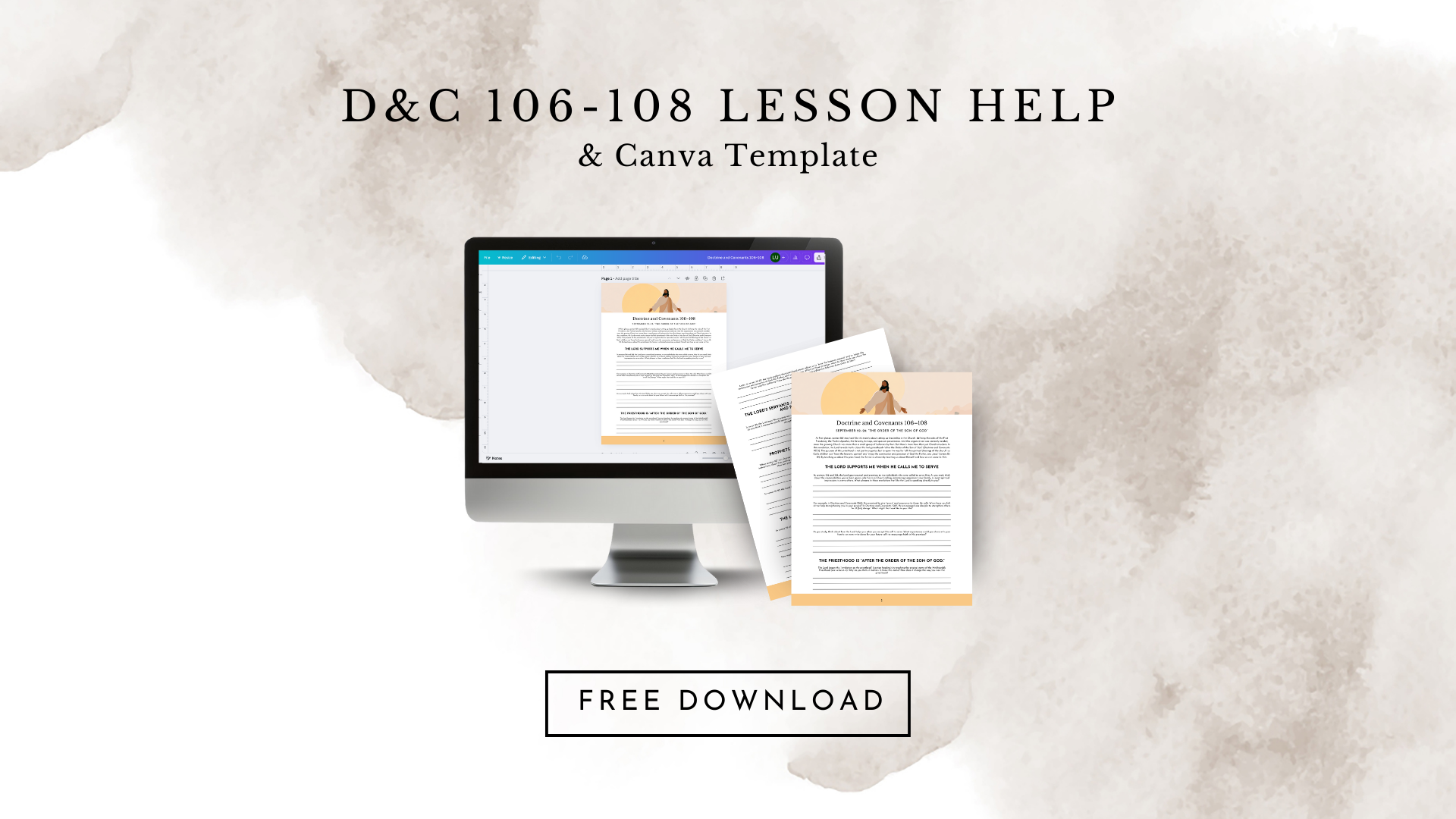 Doctrine and Covenants 106–108 Lesson Help for LDS Young Women and ...