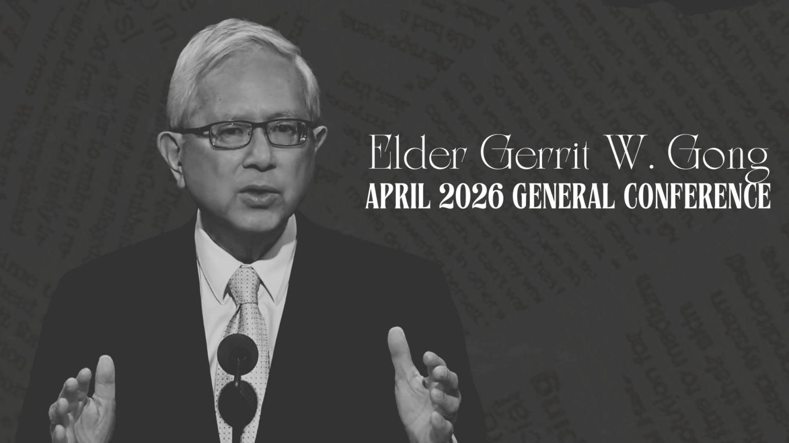 Elder Gerrit W. Gong "’Tis Eastertide: No One Walks Alone" - April 2026 ...